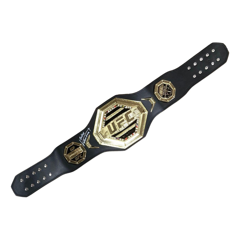 Valentina Shevchenko Signed UFC Full-Size Replica Championship Belt ...