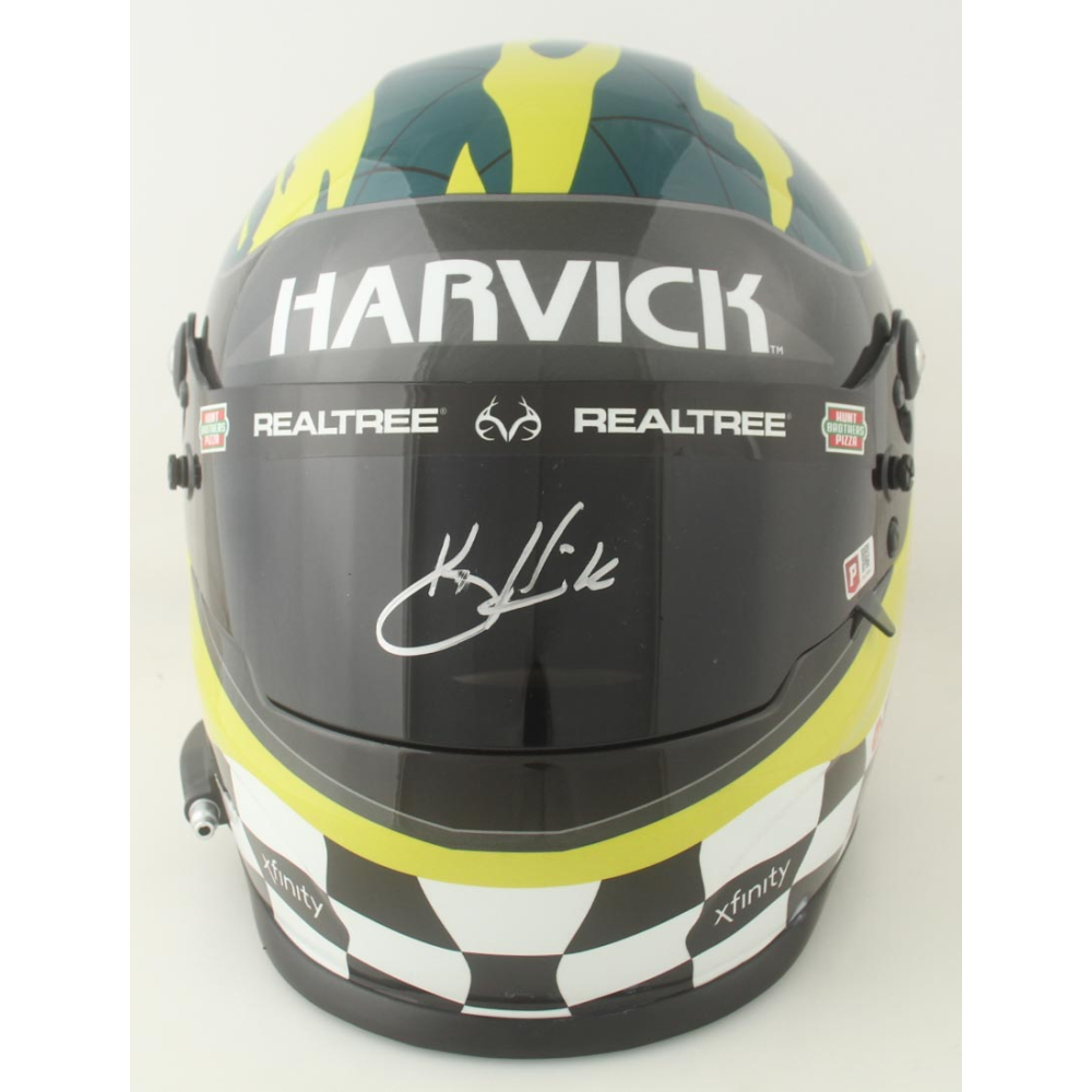 Kevin Harvick Signed NASCAR Throwback Full-Size Helmet (PA) | Pristine ...