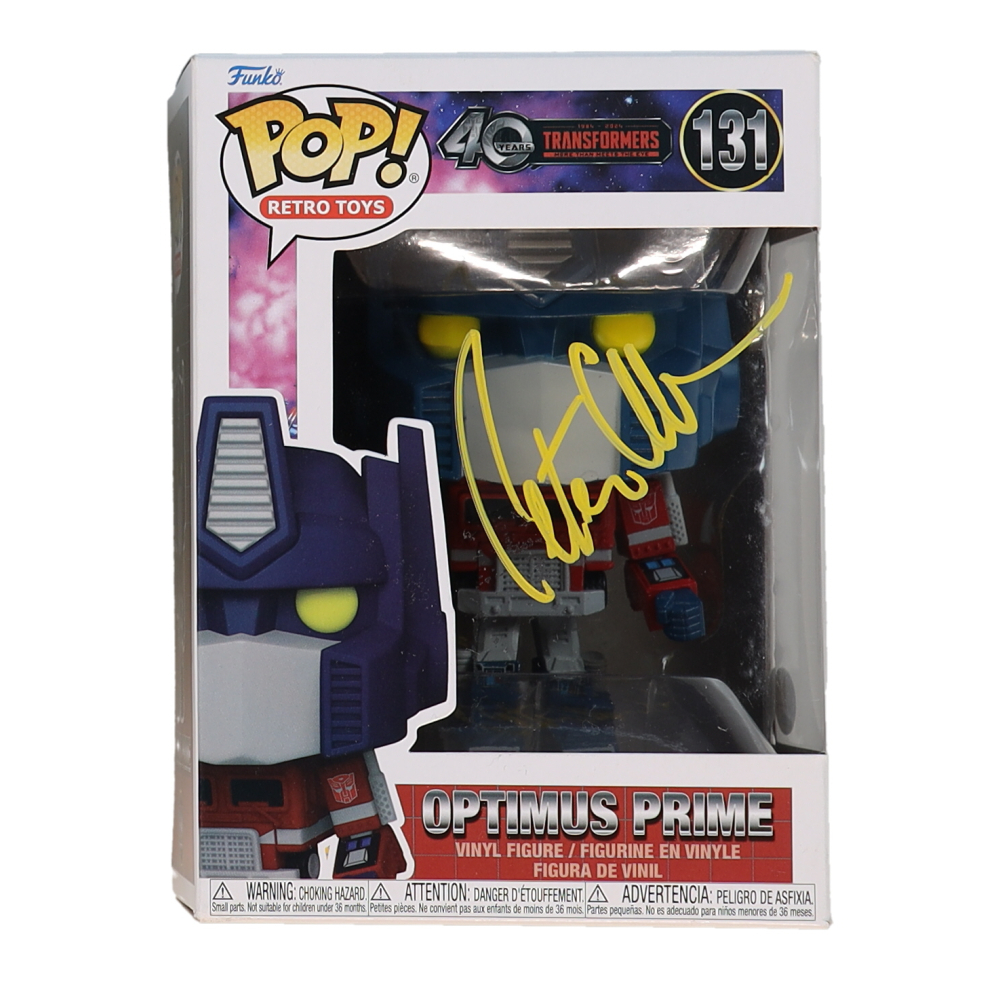 Peter Cullen Signed "Transformers" #131 Optimus Prime Funko Pop! Vinyl ...