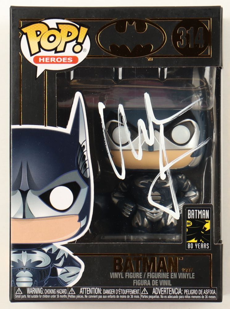 Christian Bale Signed "Batman" #314 Batman 1997 Funko Pop! Vinyl Figure ...