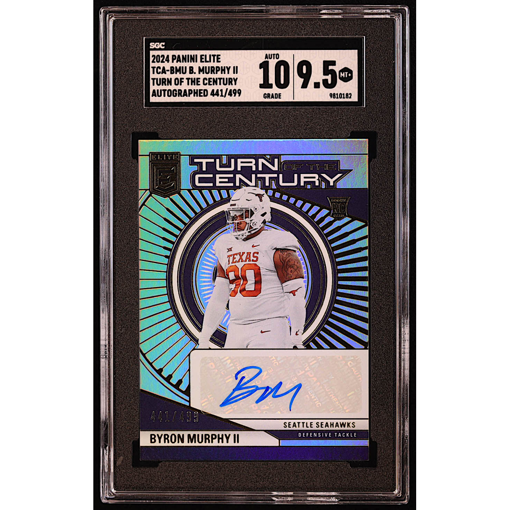 Byron Murphy II 2024 Elite Turn of the Century Autographs #12 RC #441/ ...