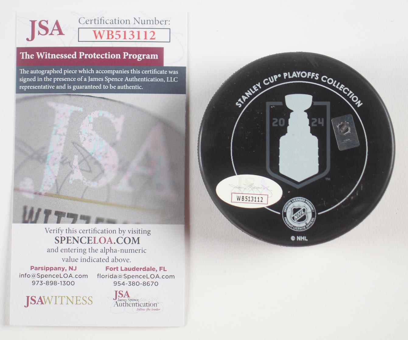 Vladimir Tarasenko Signed Stanley Cup Champions Logo Hockey Puck (JSA ...