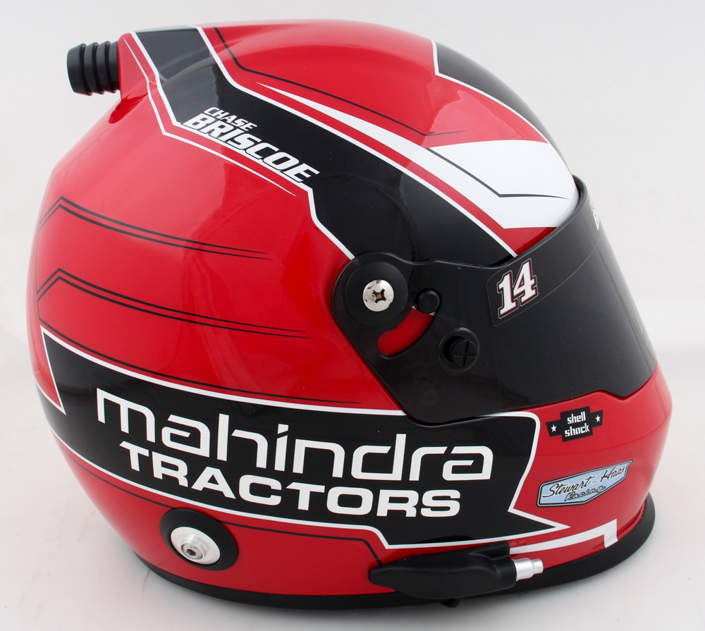 Chase Briscoe Signed NASCAR Mahindra Tractors Full-Size Racing Helmet ...