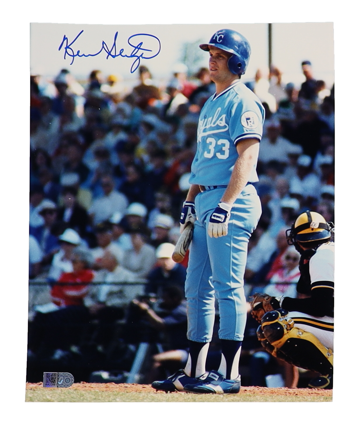Kevin Seitzer Signed Royals 8x10 Photo (AIV) | Pristine Auction