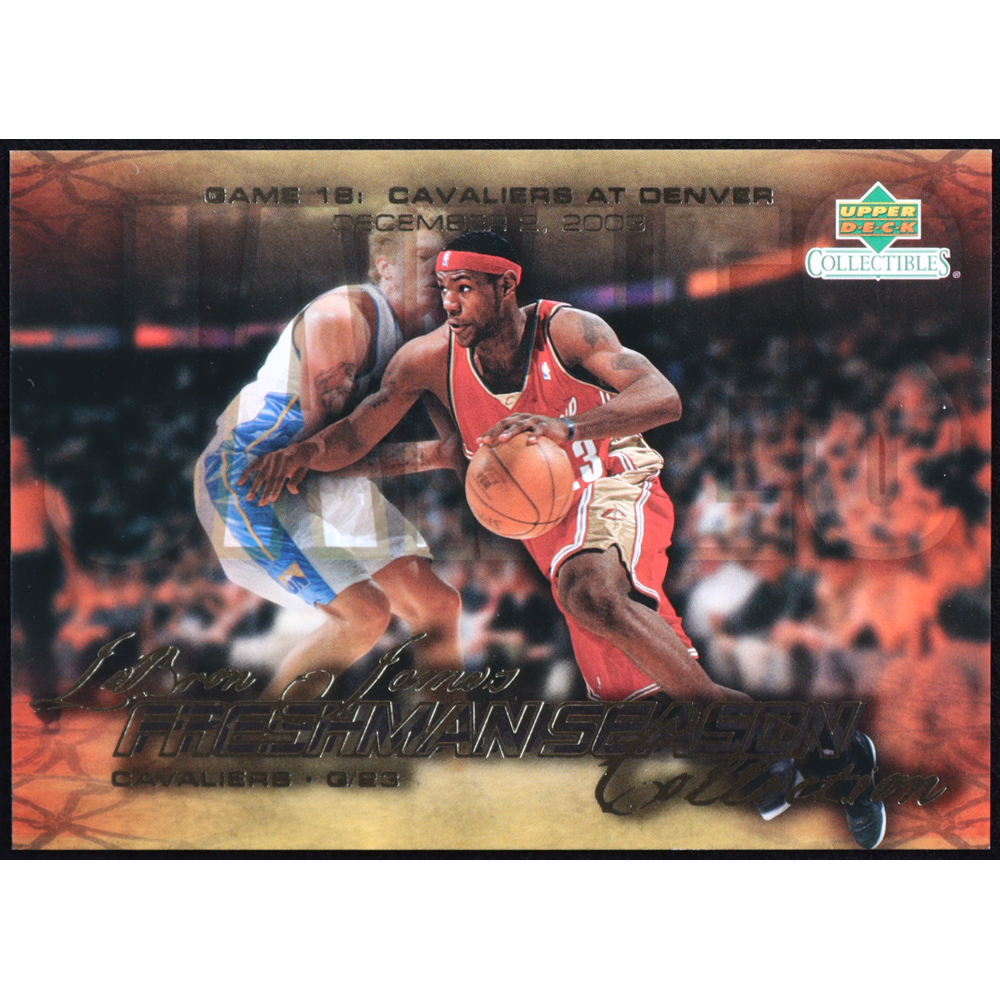LeBron James 2004 Upper Deck LeBron James Freshman Season #19 ...