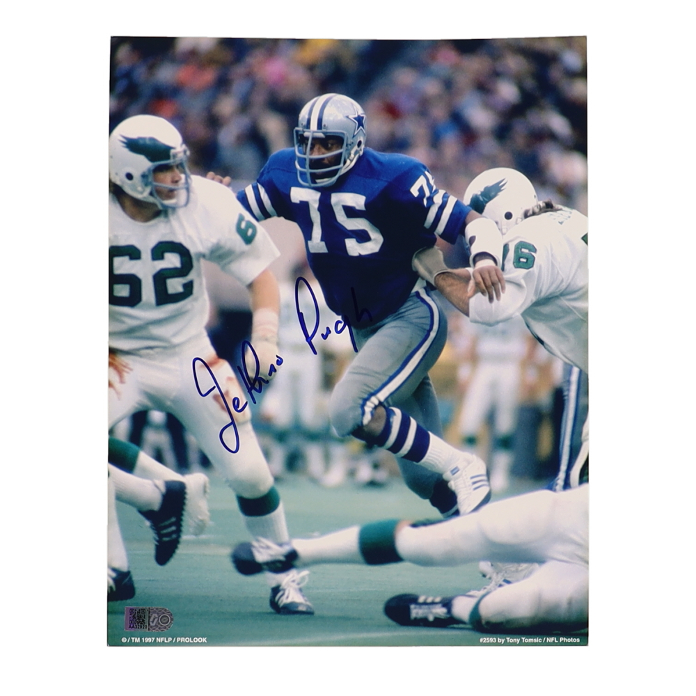 Jethro Pugh Signed Cowboys 8x10 Photo (AIV) | Pristine Auction
