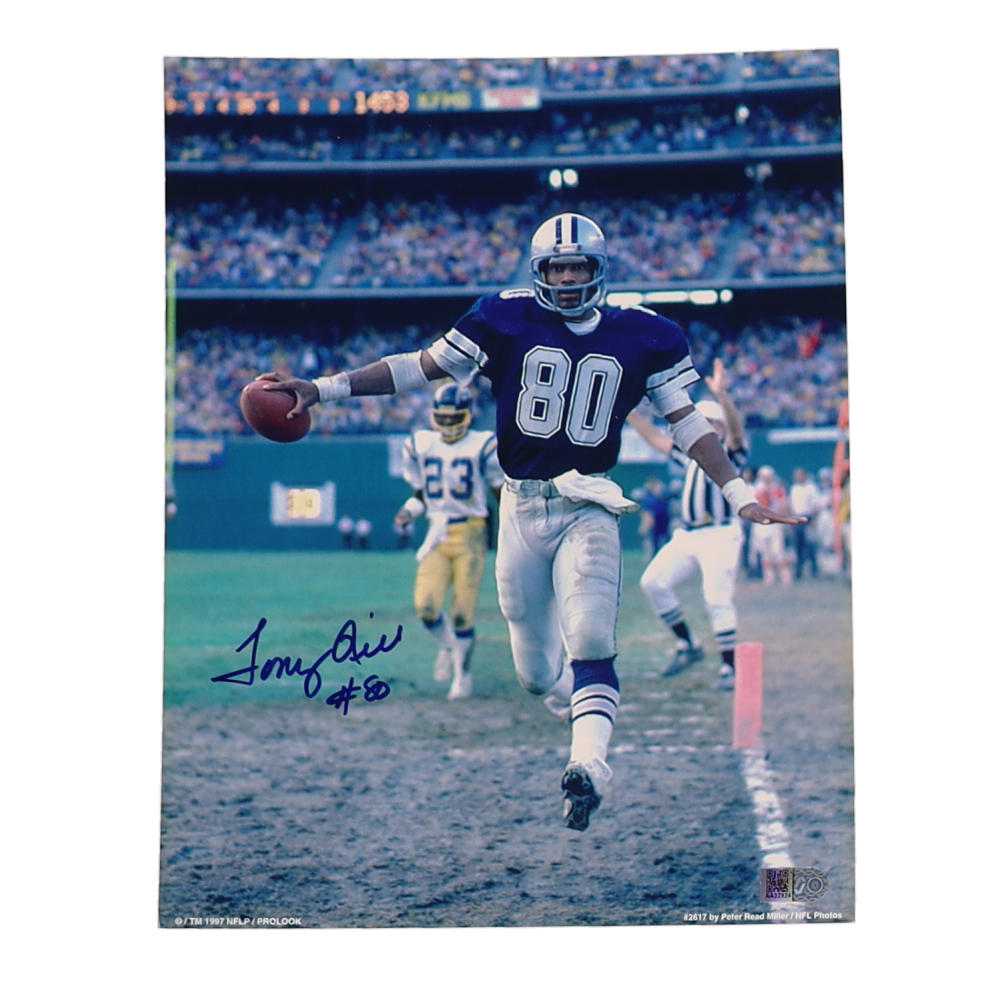 Tony Hill Signed Cowboys 8x10 Photo (AIV) | Pristine Auction