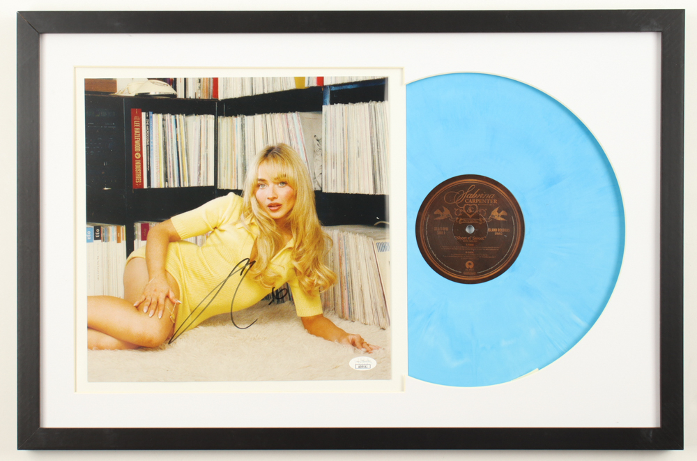 Sabrina Carpenter Signed "Short N' Sweet" Custom Framed Record Album ...
