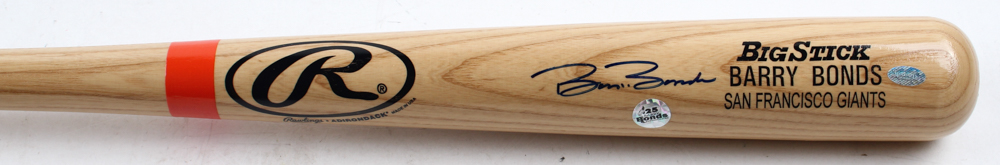 Barry Bonds Signed Rawlings Big Stick Player Model Baseball Bat ...
