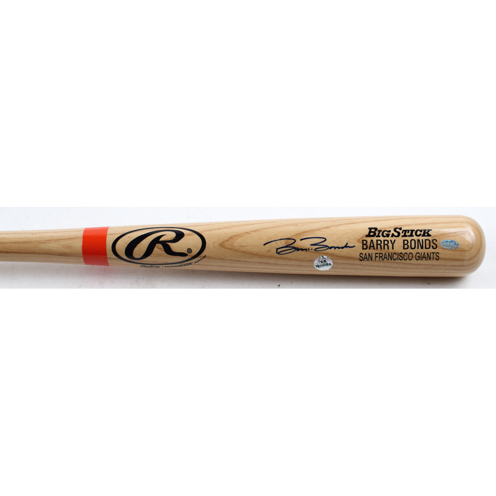 Barry Bonds Signed Rawlings Big Stick Player Model Baseball Bat ...