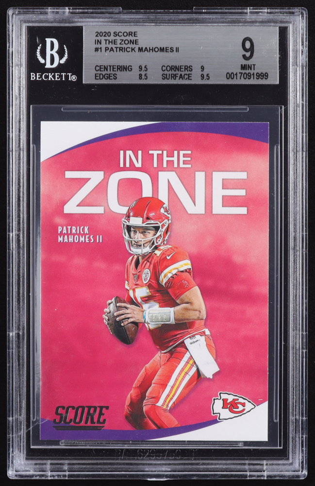 Patrick Mahomes II 2020 Score In the Zone #1 (BGS 9) | Pristine Auction