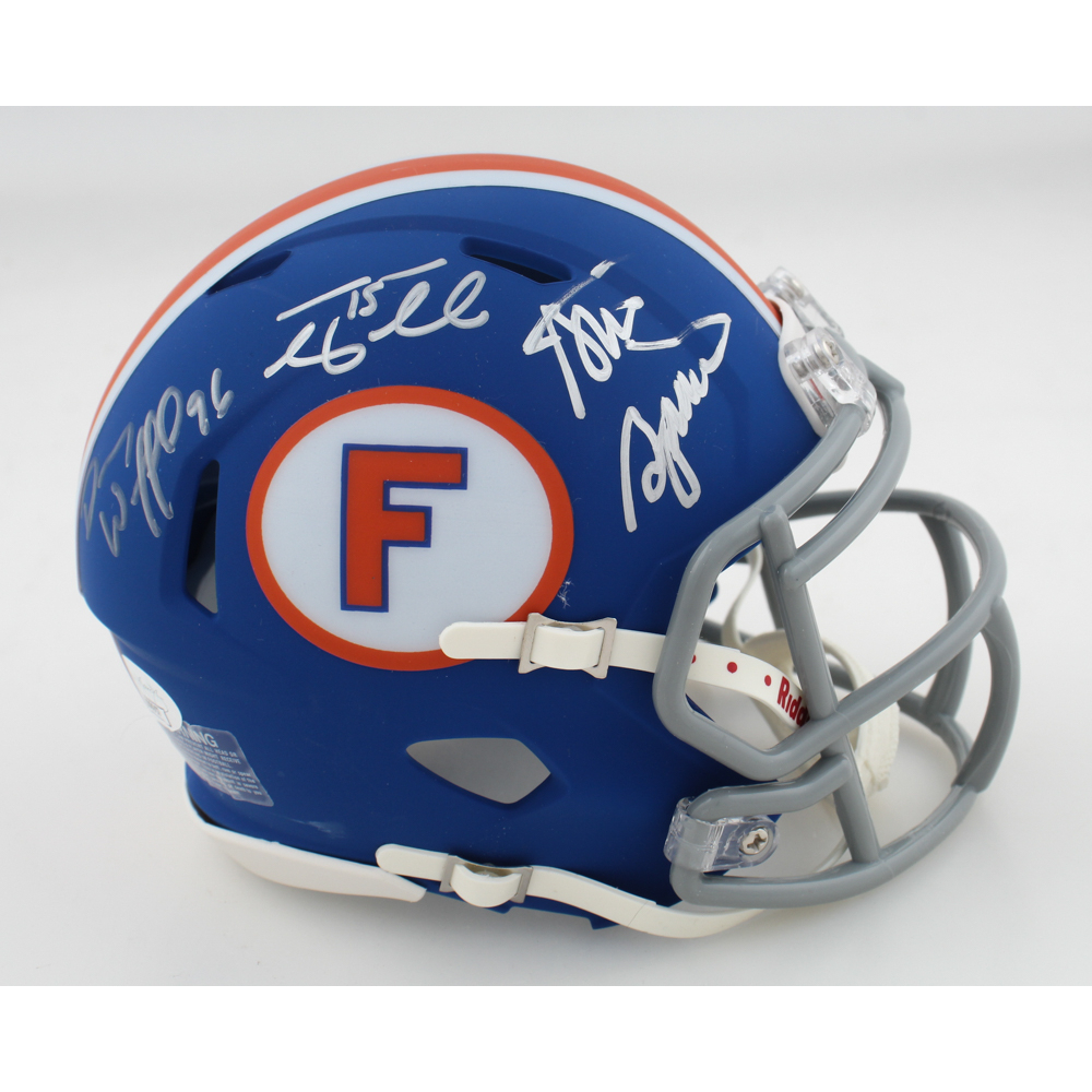 Steve Spurrier, Danny Wuerffel & Tim Tebow Signed Florida Gators Speed ...