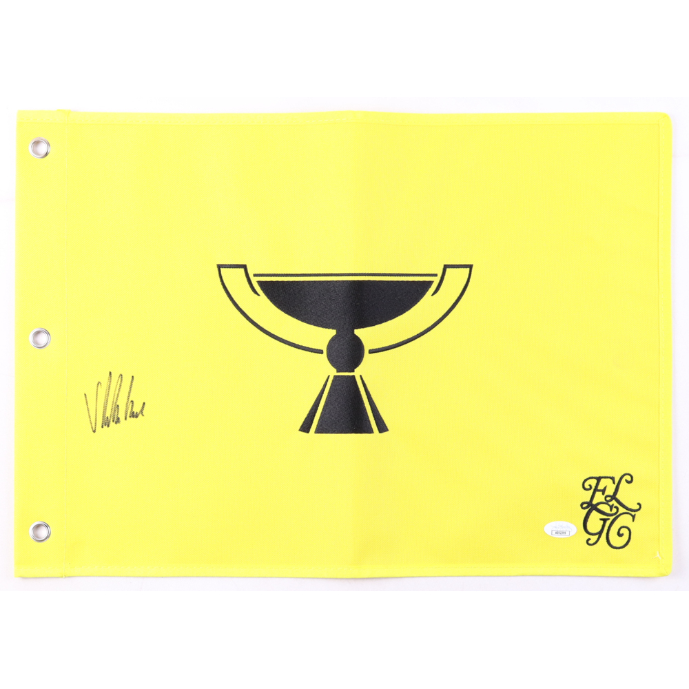 Viktor Hovland Signed Tour Championship Golf Pin Flag (JSA) | Pristine ...