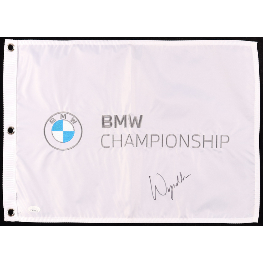 Wyndham Clark Signed "BMW Championship" Golf Pin Flag (JSA) | Pristine ...
