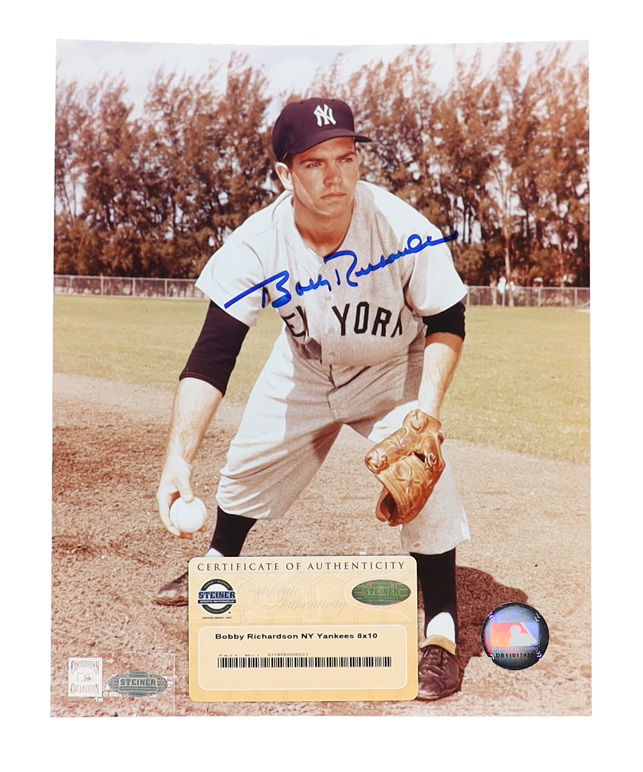 Bobby Richardson Signed Yankees 8x10 Photo (Steiner) | Pristine Auction
