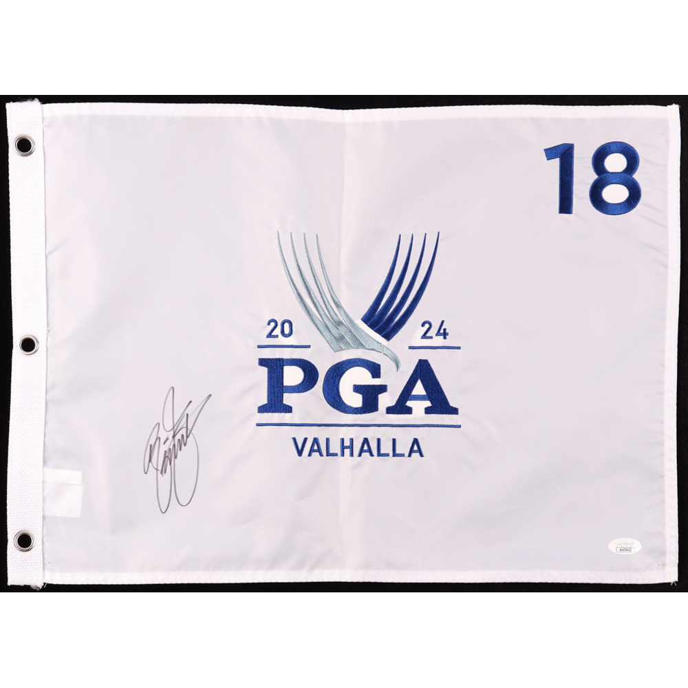 Rickie Fowler Signed 2024 PGA Championship Valhalla Golf Pin Flag (JSA ...
