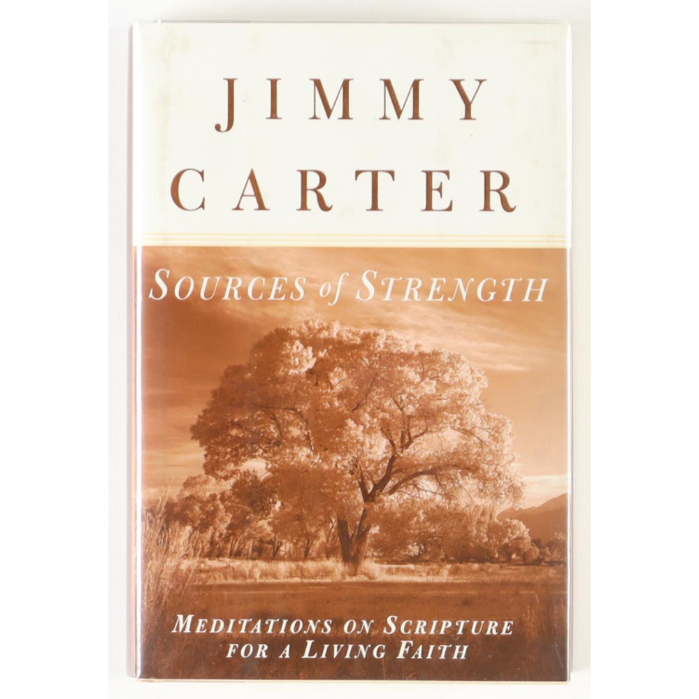 Jimmy Carter Signed "Sources Of Strength" Hardcover Book (PSA ...