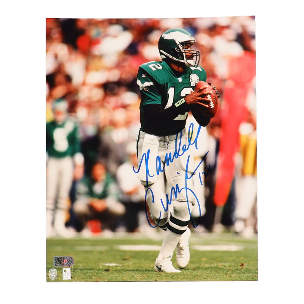 Randall Cunningham Signed Eagles 8x10 Photo (AIV) | Pristine Auction