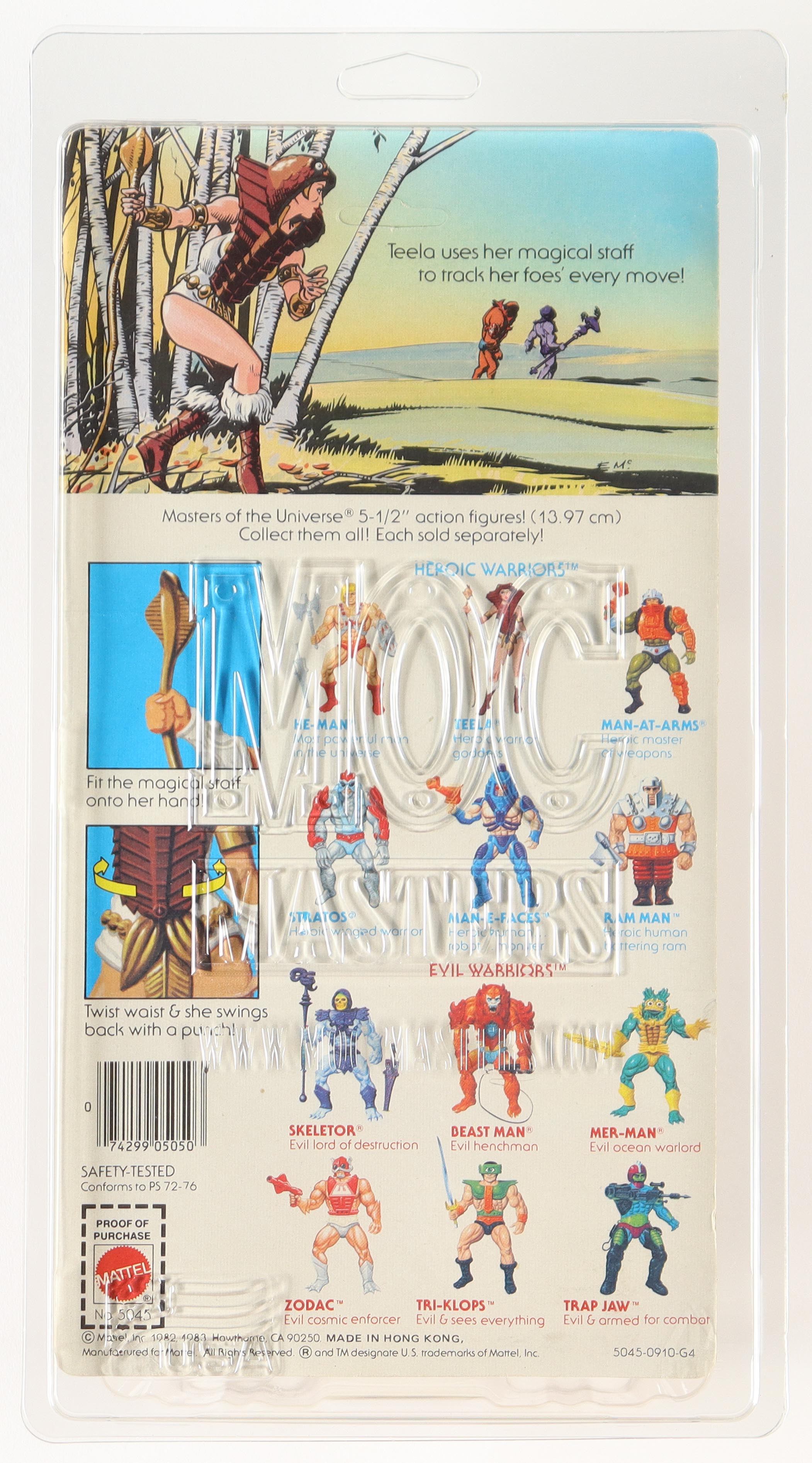 1982 Mattel "Masters of the Universe" Teela Series 1 Carded Action ...