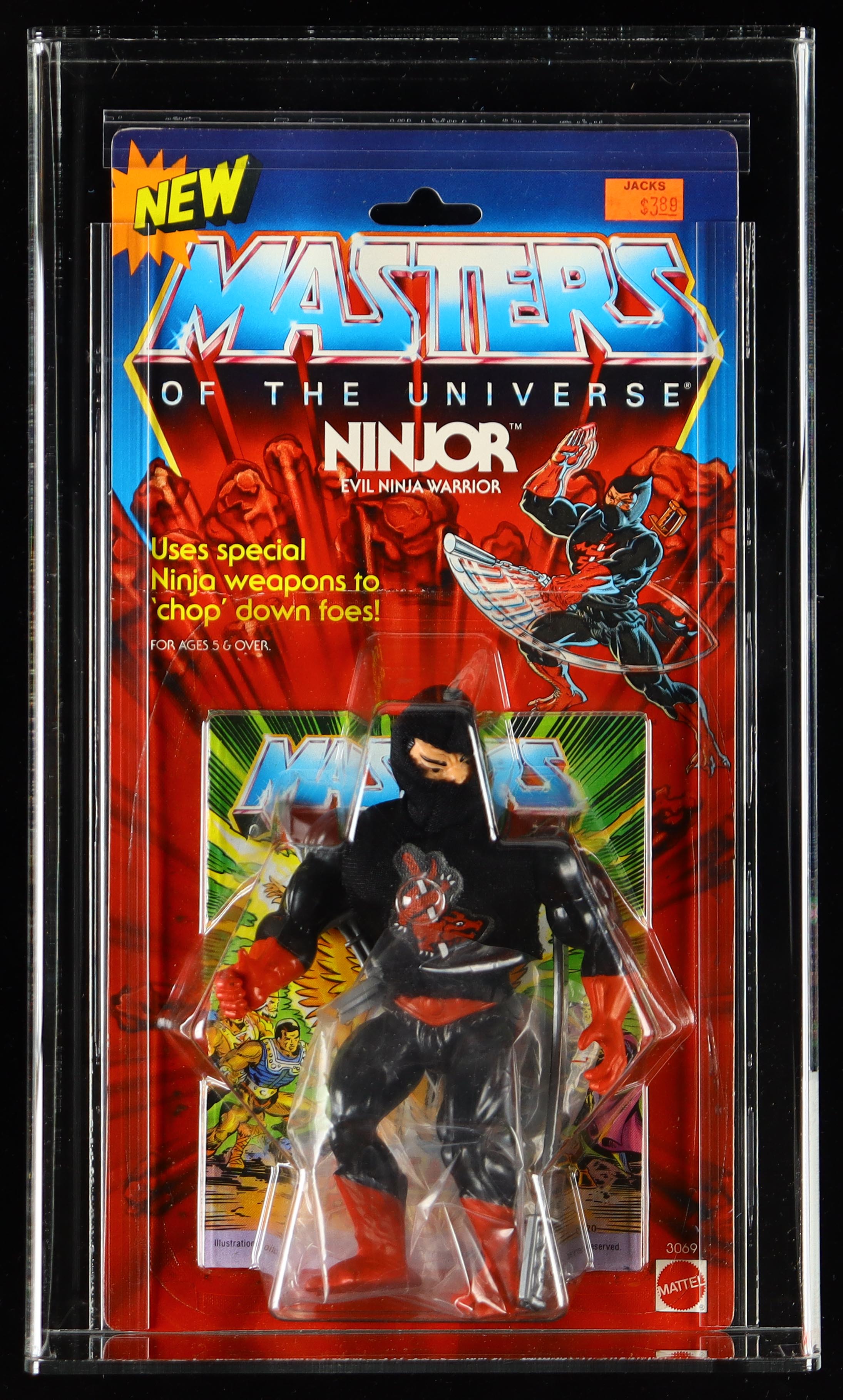 1987 Mattel "Masters of the Universe" Ninjor Wave 6 Carded Action ...