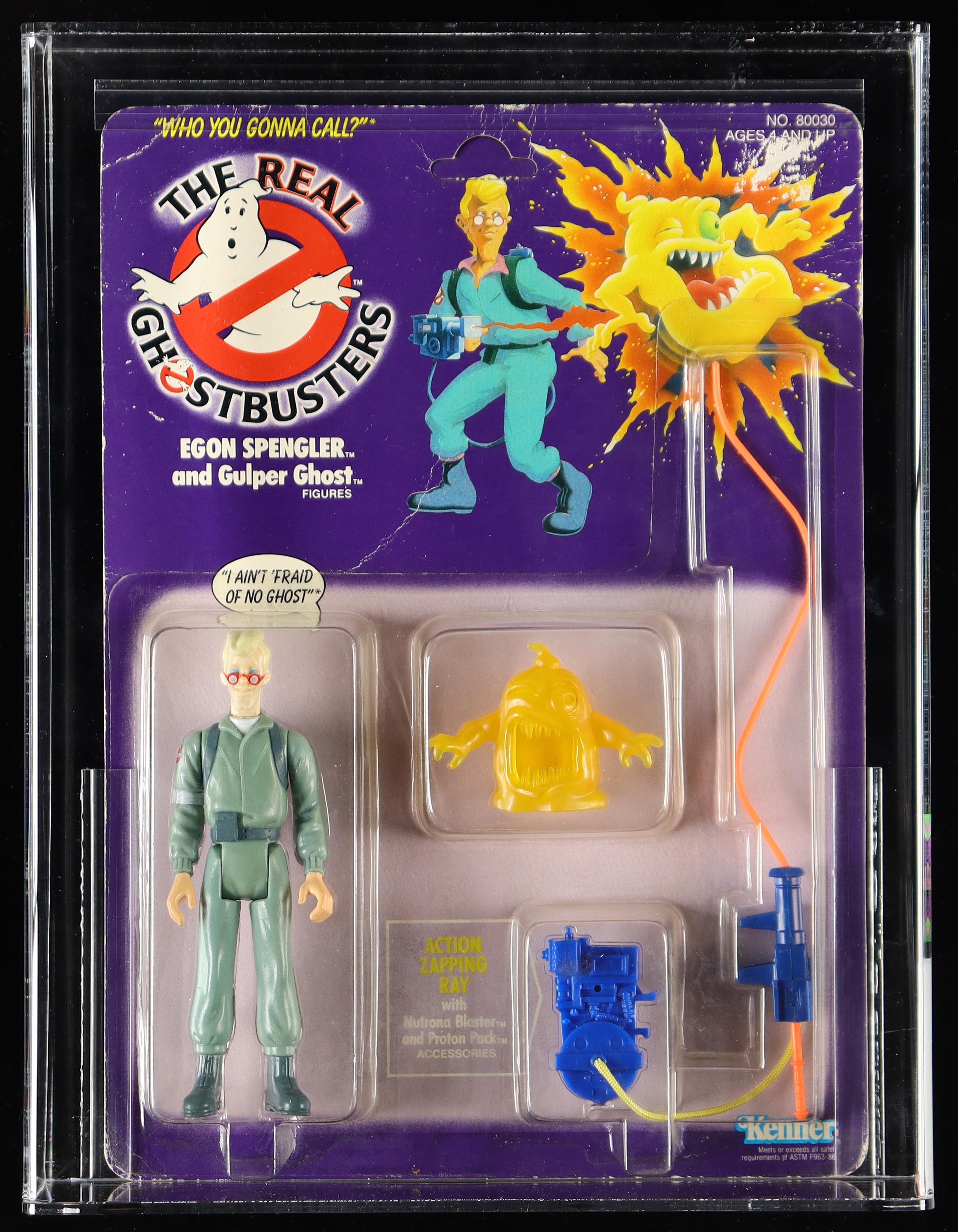 1986 Kenner "The Real Ghostbusters" Egon Spengler Series 1 Carded ...