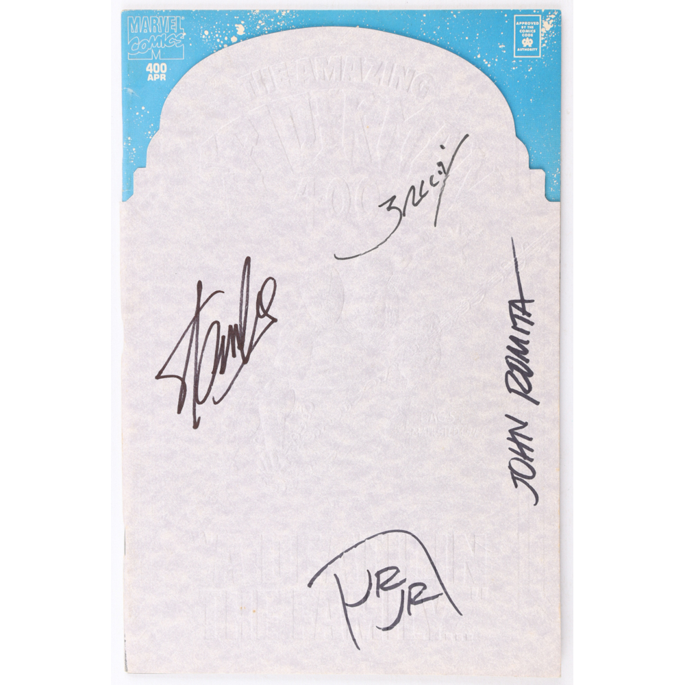 1995 "The Amazing Spider-Man" Issue #400 Marvel Comic Book Signed By (4 ...