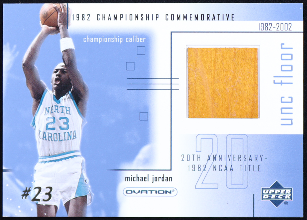 Michael Jordan 2001-02 Upper Deck Ovation MJ UNC Memorabilia #MJF4 ...