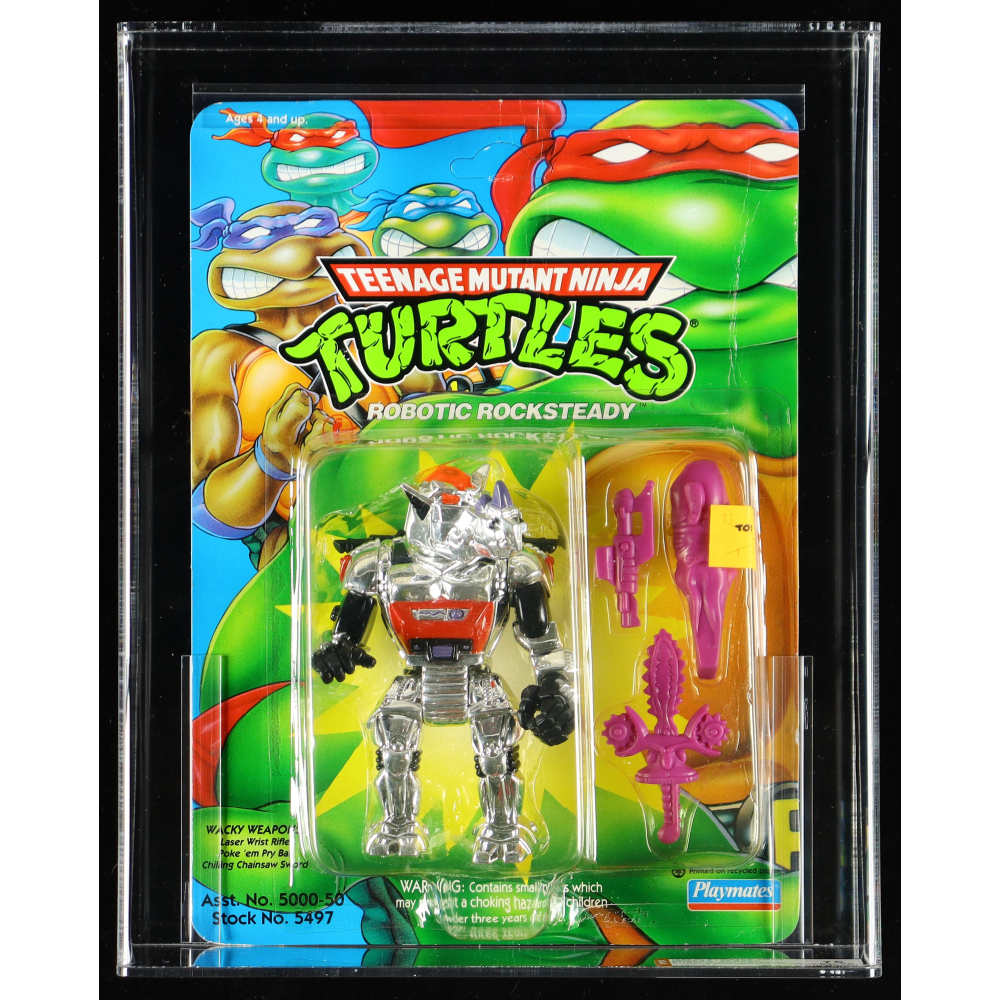 1993 Playmates "Teenage Mutant Ninja Turtles" Robotic Rocksteady Series ...