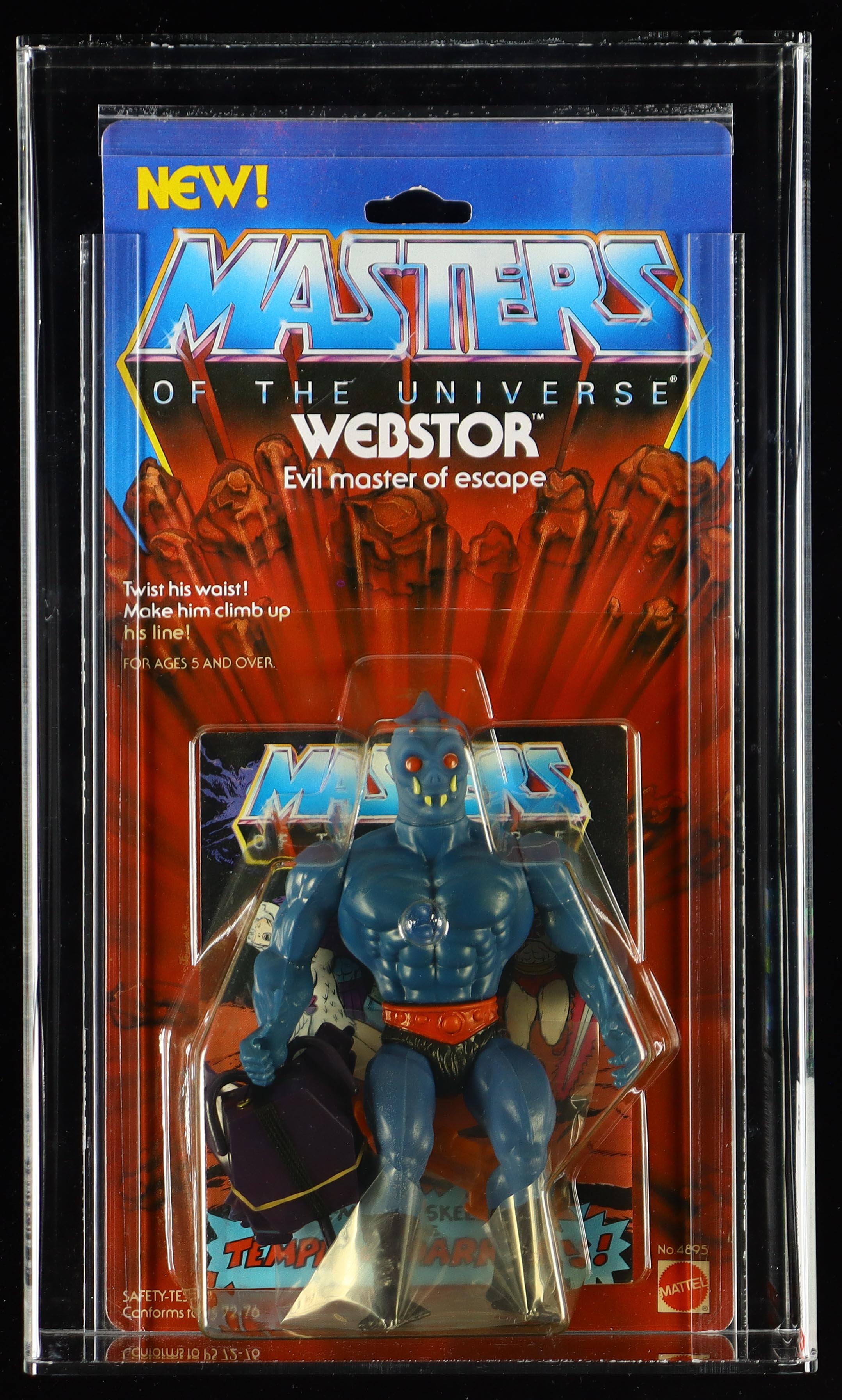 1984 "Masters of the Universe" Webstor Series 3 Carded Action Figure ...