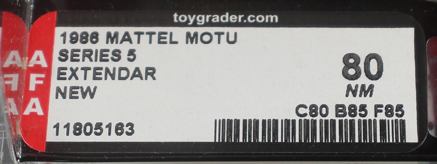 1986 "Masters of the Universe" Extendar Series 5 Carded Action Figure ...