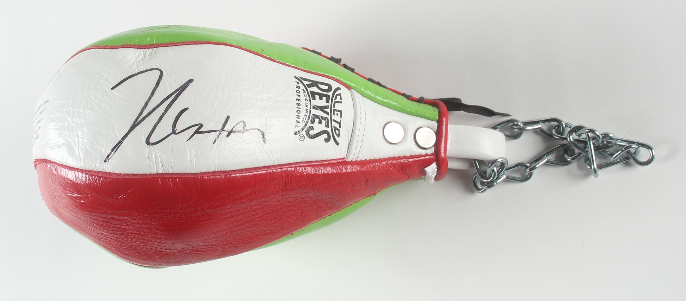 Cleto Reyes Boxing Speed Bag Signed By (3) With Julio Cesar Chavez ...