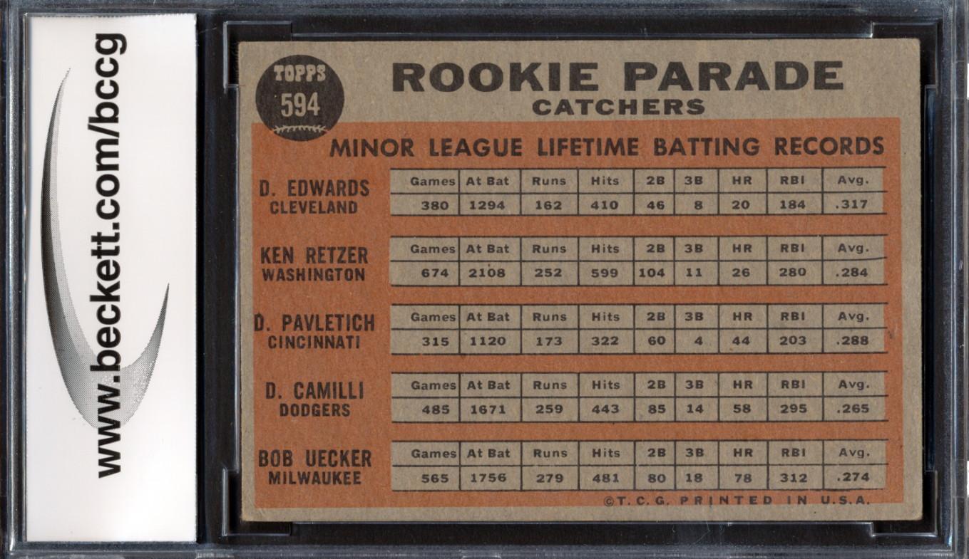 Doc Edwards RC / Ken Retzer RC / Bob Uecker RC / Doug Camilli RC / Don ...