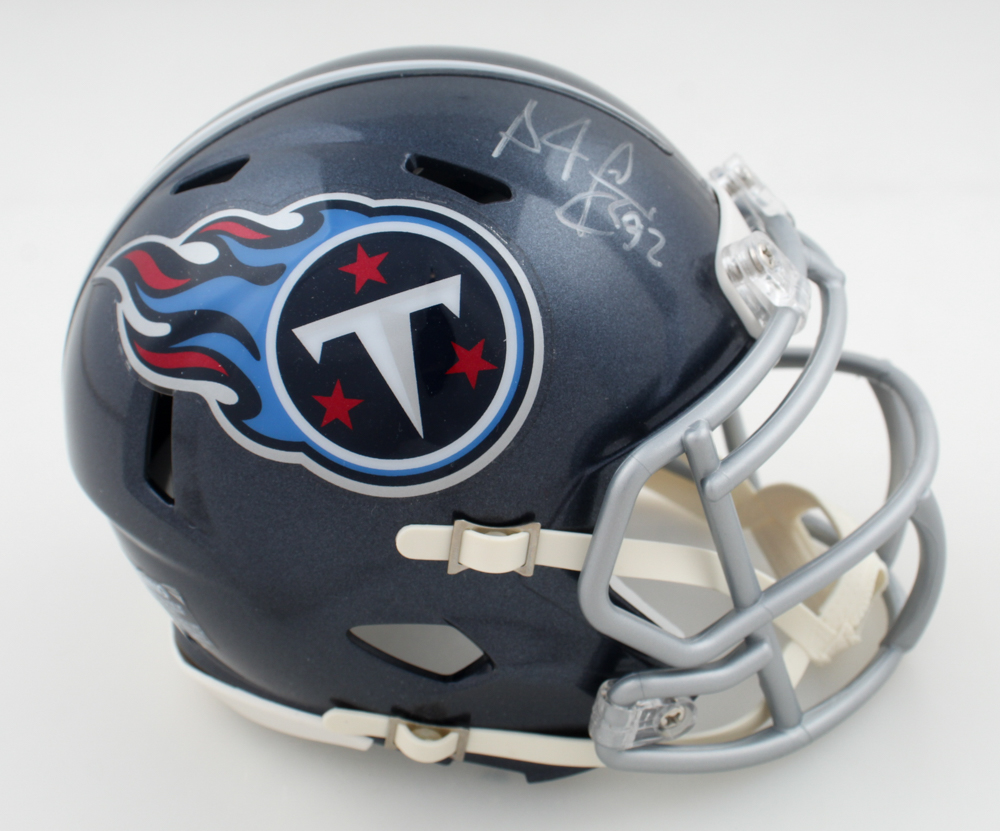 Adam Jones Signed Titans Speed Mini Helmet (Playball Ink) | Pristine ...