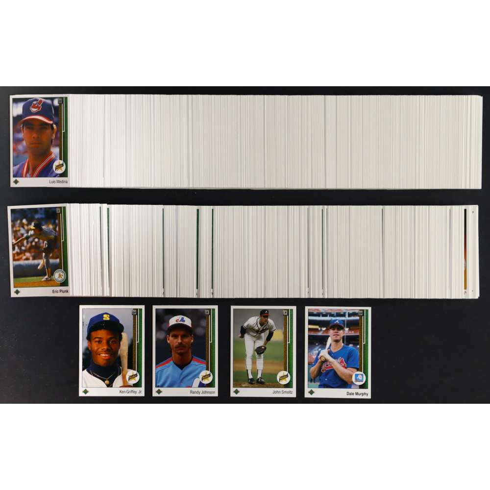 1989 Upper Deck Baseball Card Complete Set with (800) Cards with Dale ...