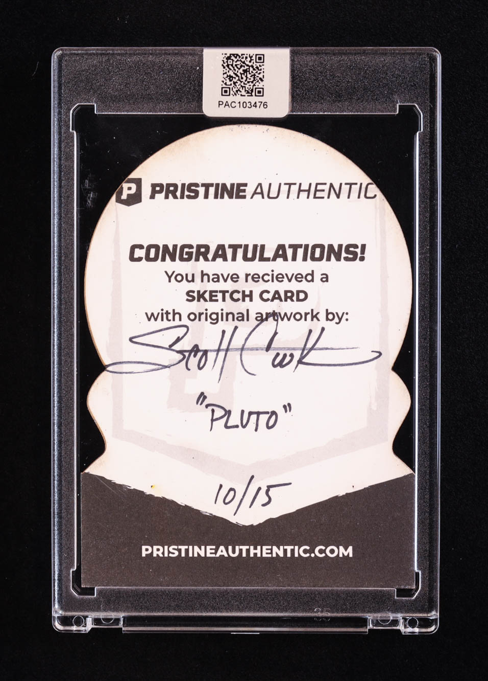 Pluto | Disney | Original Art Sketch Card by Scott Cook (1/1 Original ...