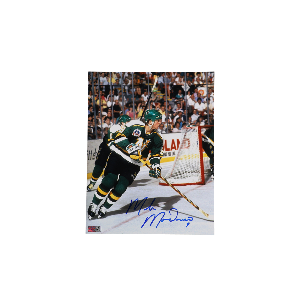 Mike Modano Signed North Stars 11x14 Photo (PIA) | Pristine Auction