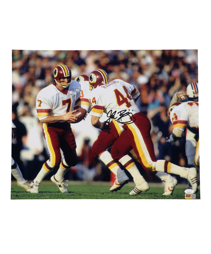 John Riggins Signed Redskins 16x20 Photo (JSA & PIA) | Pristine Auction
