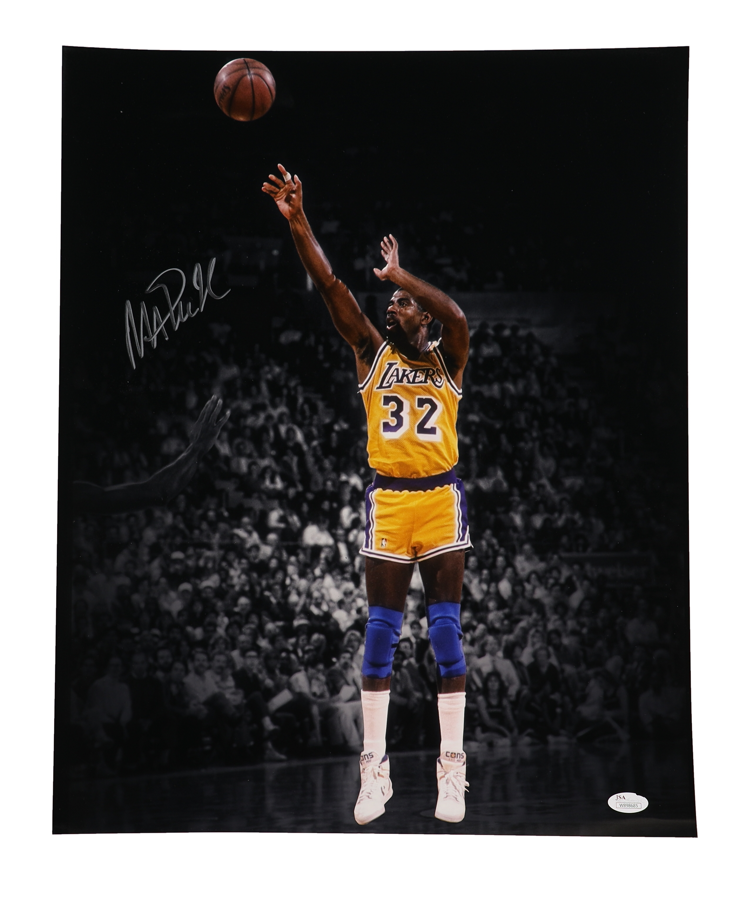 Magic Johnson Signed Lakers 16x20 Photo (JSA) | Pristine Auction