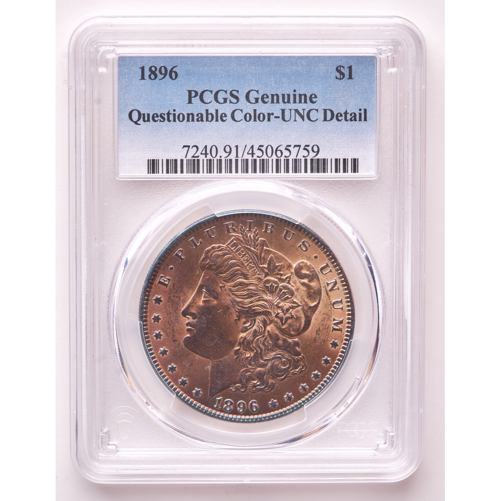 1896 Morgan Silver Dollar (PCGS UNC Details) | Pristine Auction
