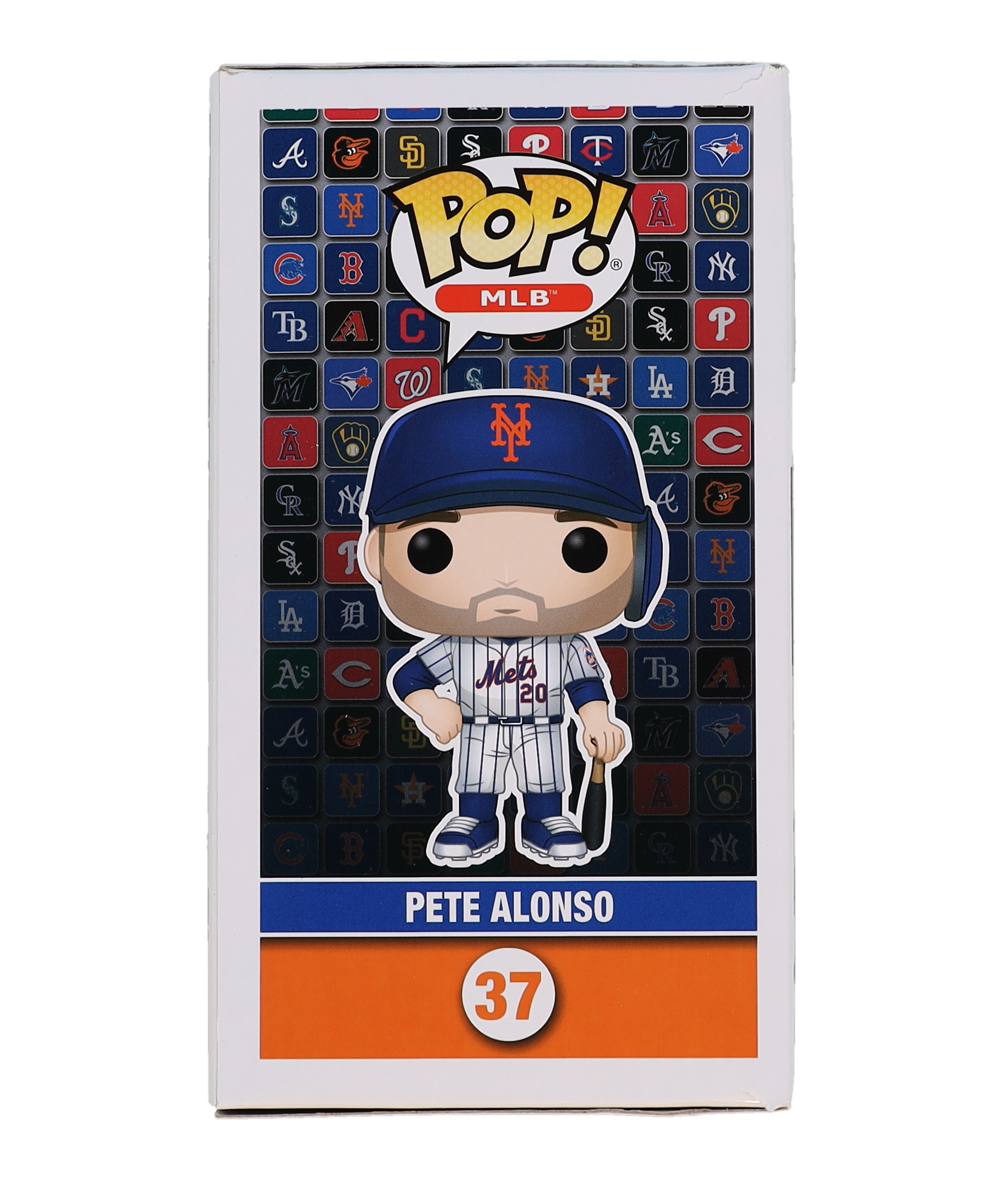 Pete Alonso Signed Mets #37 Funko Pop! Vinyl Figure (Beckett ...