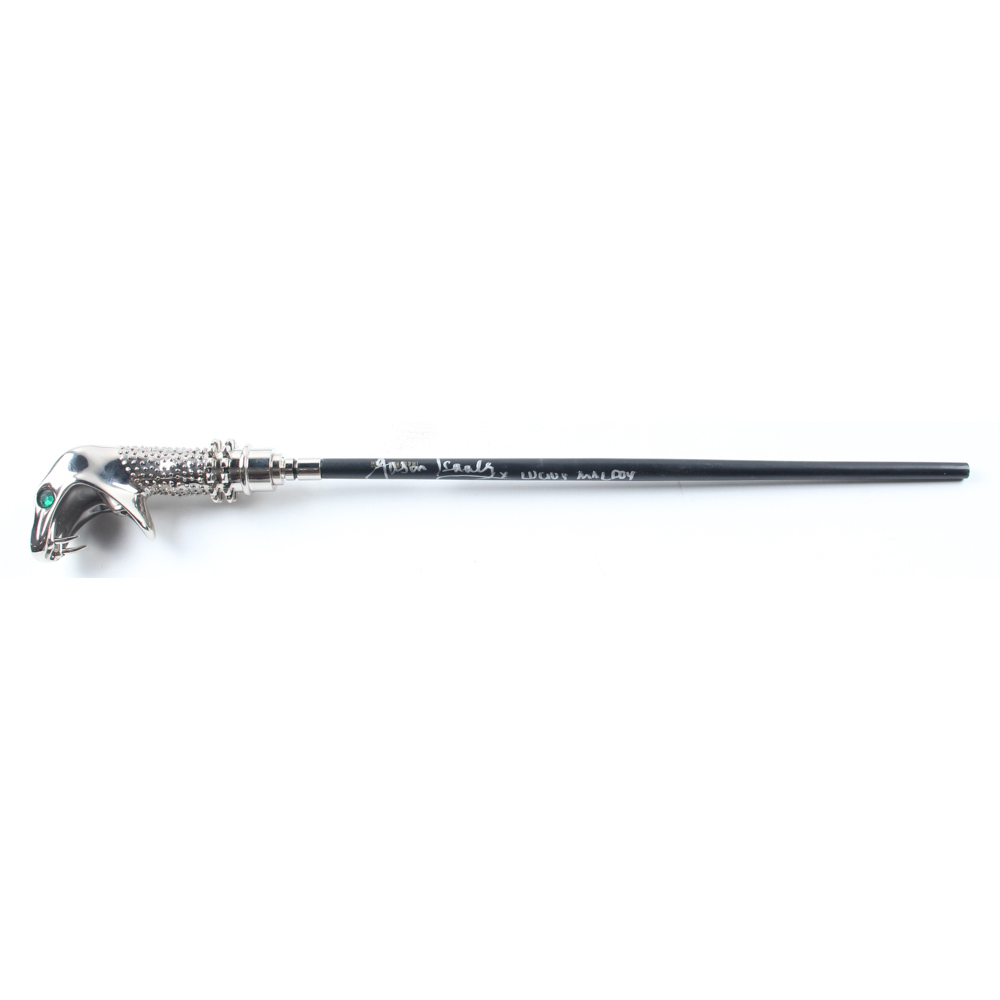 Jason Isaacs Signed The Noble Collection "Harry Potter" Lucius Malfoy's ...