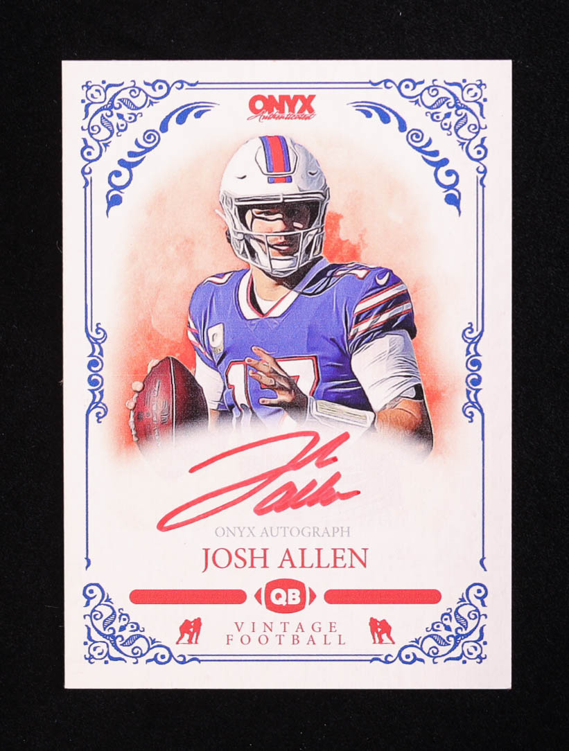 Josh Allen 2022 Onyx Vintage Autographs #AVJA | Pristine Auction