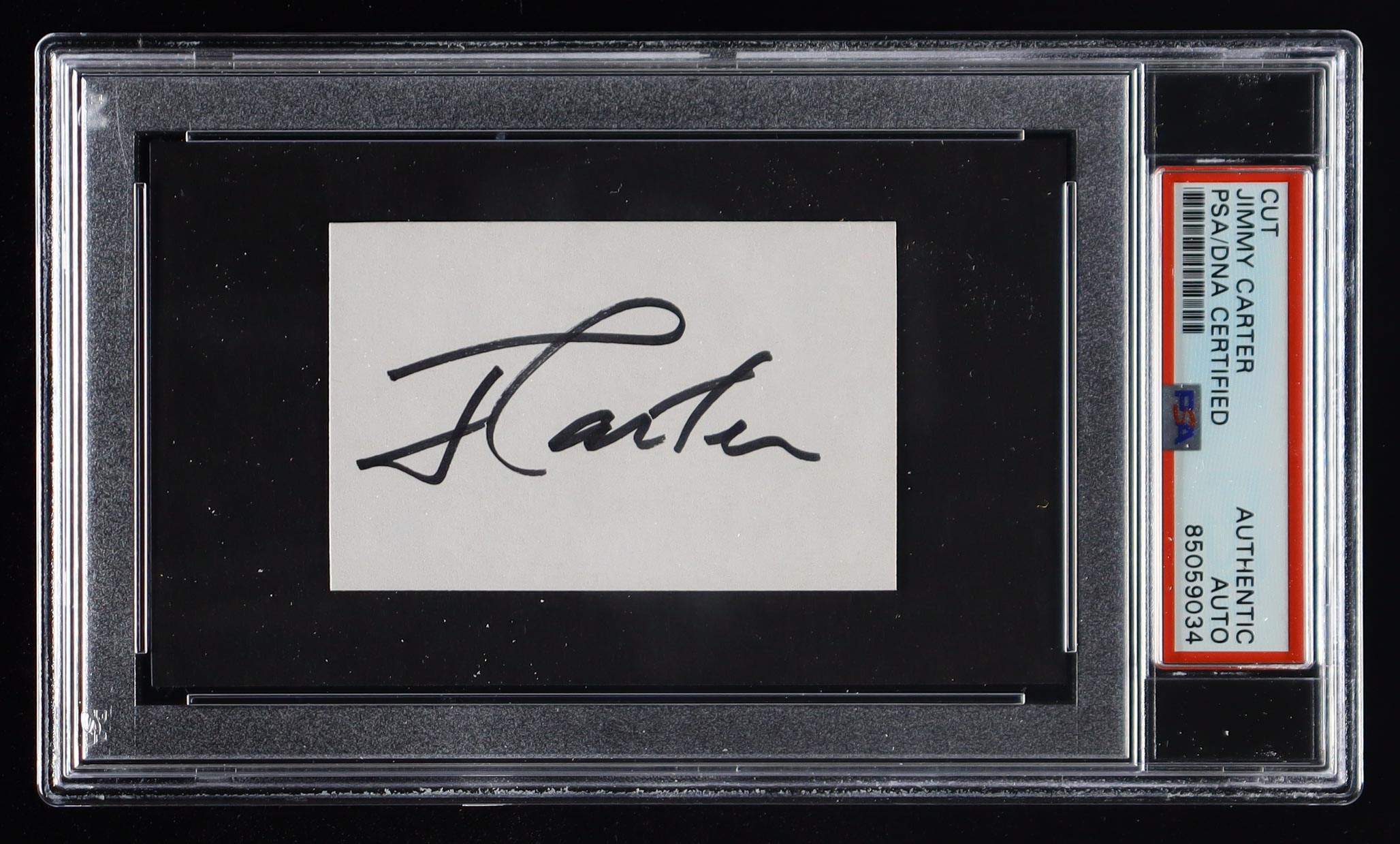 Jimmy Carter Signed Cut (PSA) | Pristine Auction