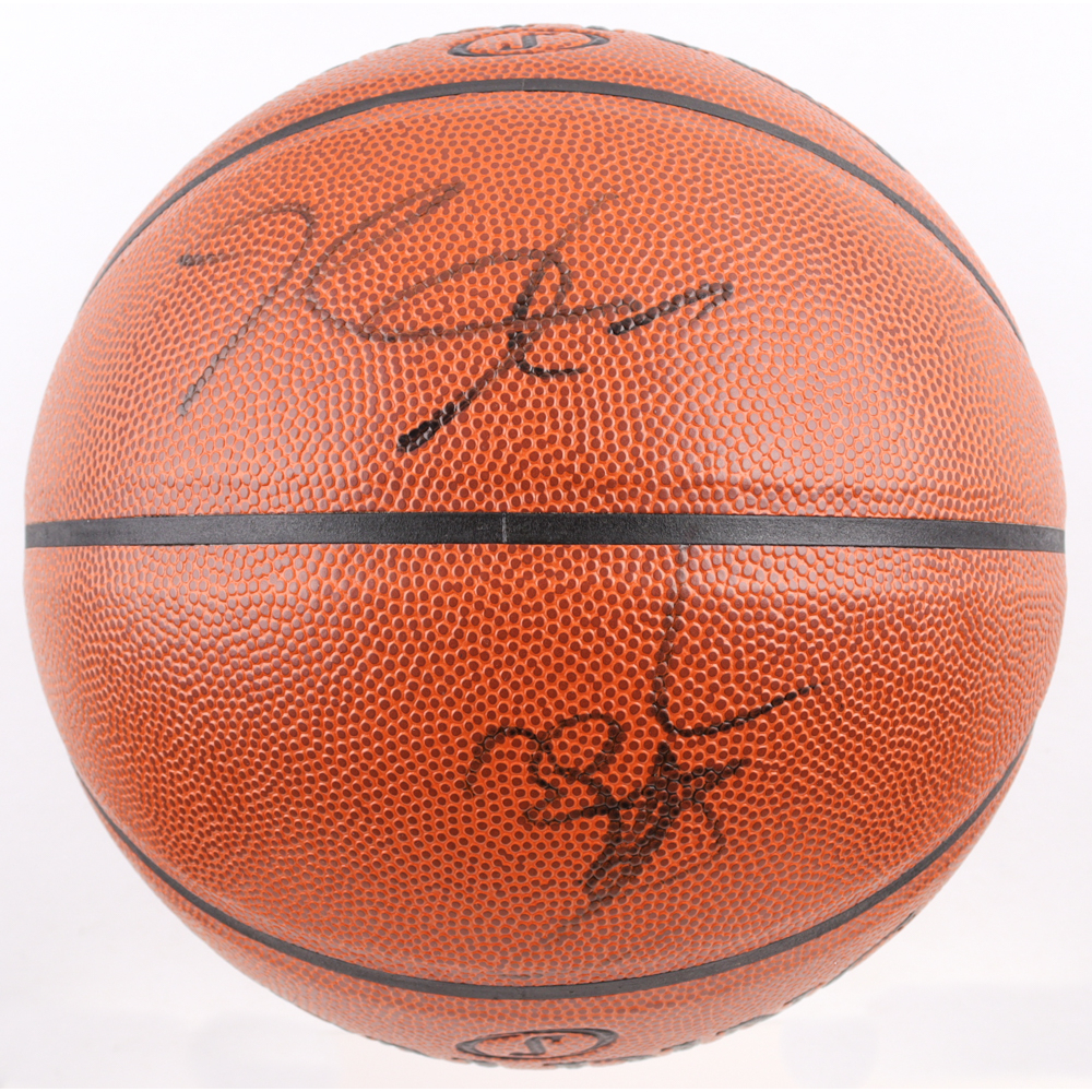 2016-2017 Golden State Warriors Championship Multi-Signed Basketball By ...