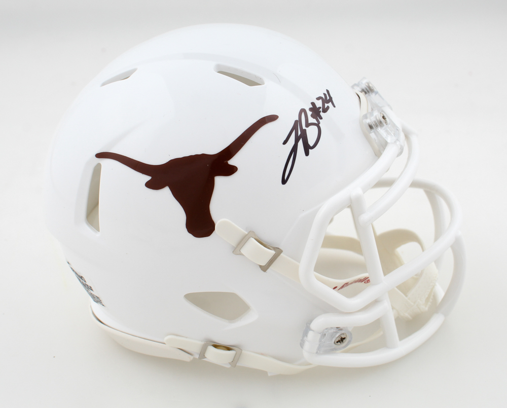 Jonathon Brooks Signed Texas Longhorns Speed Mini Helmet (JSA ...