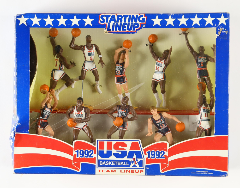 1992 Starting Lineup Team "Dream Team" USA Basketball Players Action ...