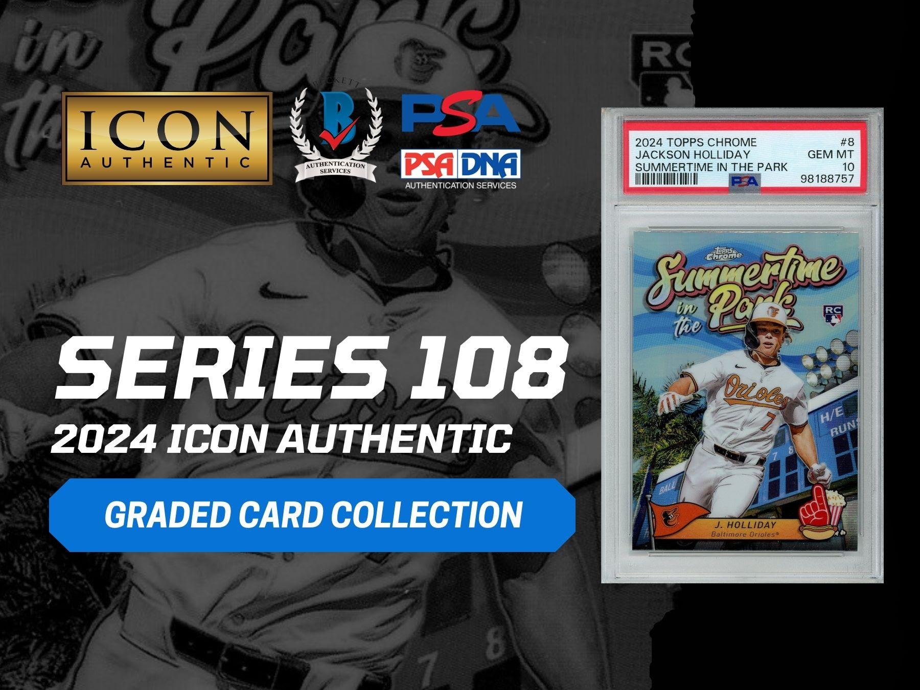 2024 Icon Authentic Graded Card Collection Mystery Box Series 108 ...