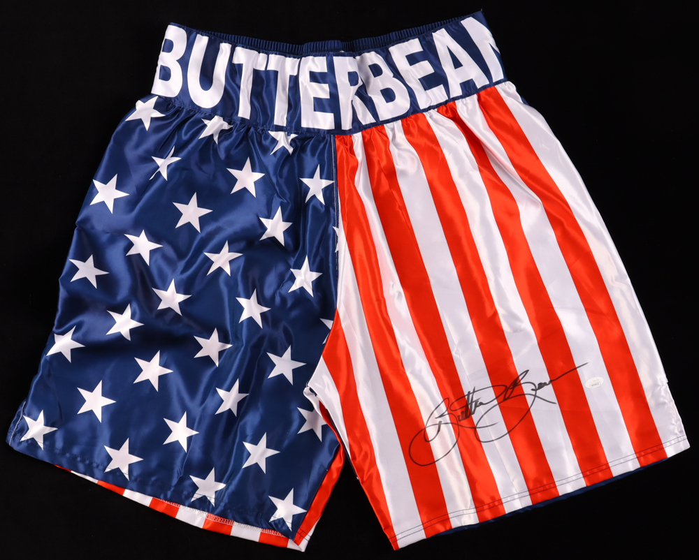 Eric "Butterbean" Esch Signed Boxing Trunks (JSA) | Pristine Auction