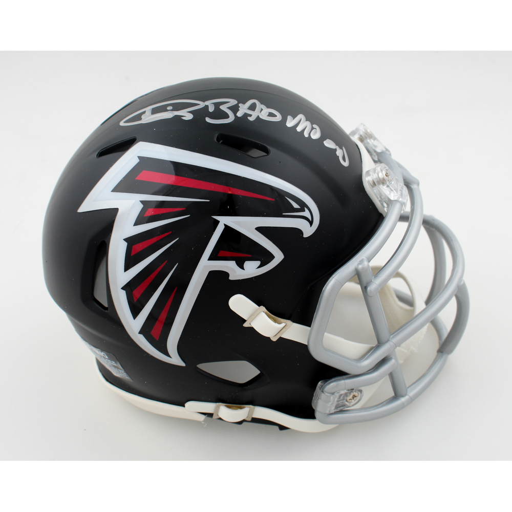 Andre Rison Signed Falcons Speed Mini Helmet Inscribed "Bad Moon ...