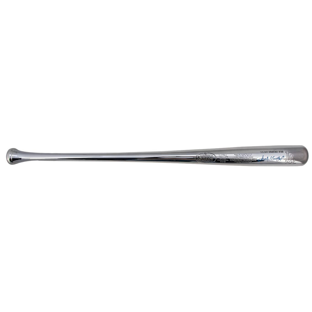 Sandy Koufax Signed Louisville Slugger Commemorative Chrome Bat (MLB ...